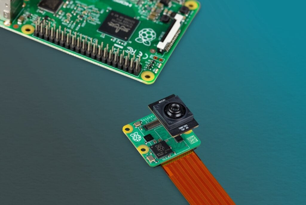 Raspberry Pi AI Camera, 12MP, IMX500 Intelligent Vision Sensor, Raspberry Pi Neural Network Model